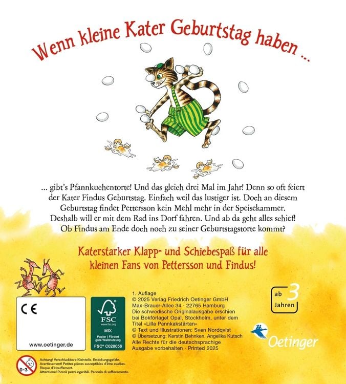 "Pettersson und Findus backen Pfannkuchentorte" online kaufen