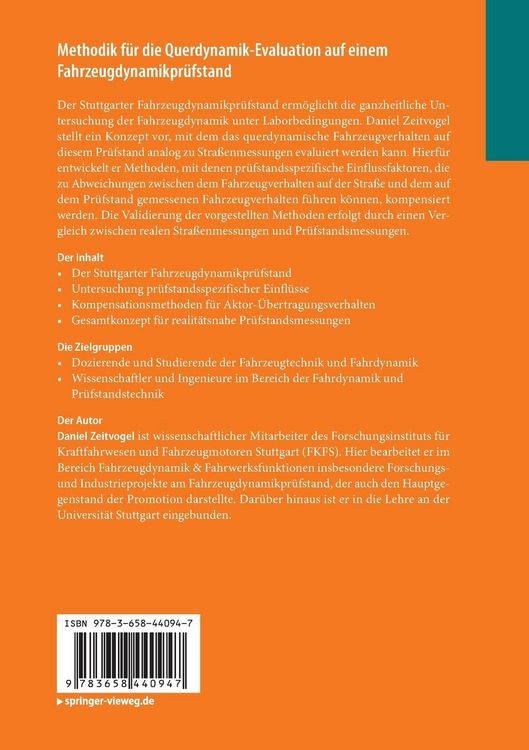 "Methodik für die Querdynamik-Evaluation auf einem ...