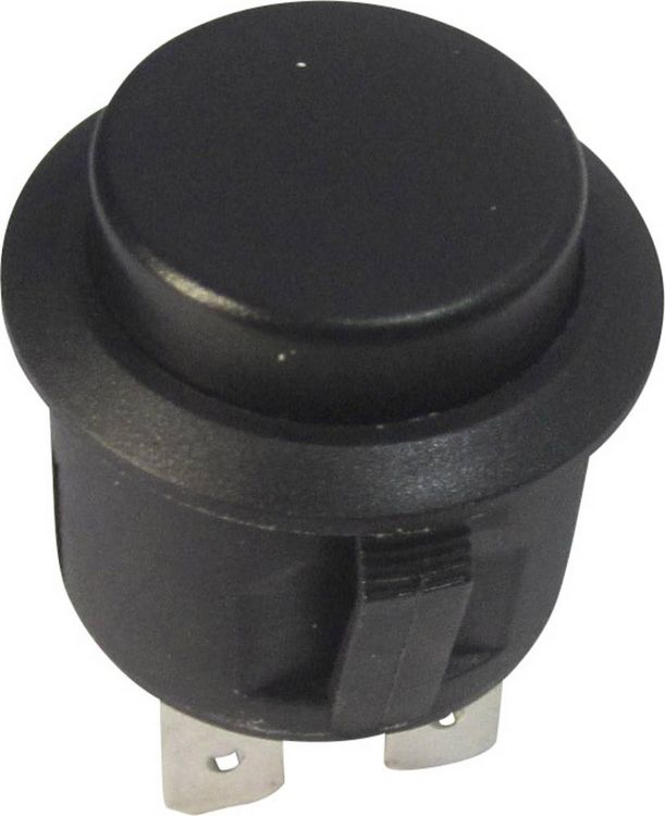 TRU Components 1587757 TC-R13-527A-02BK Drucktaster 250 V/AC 6A 1 x Aus ...