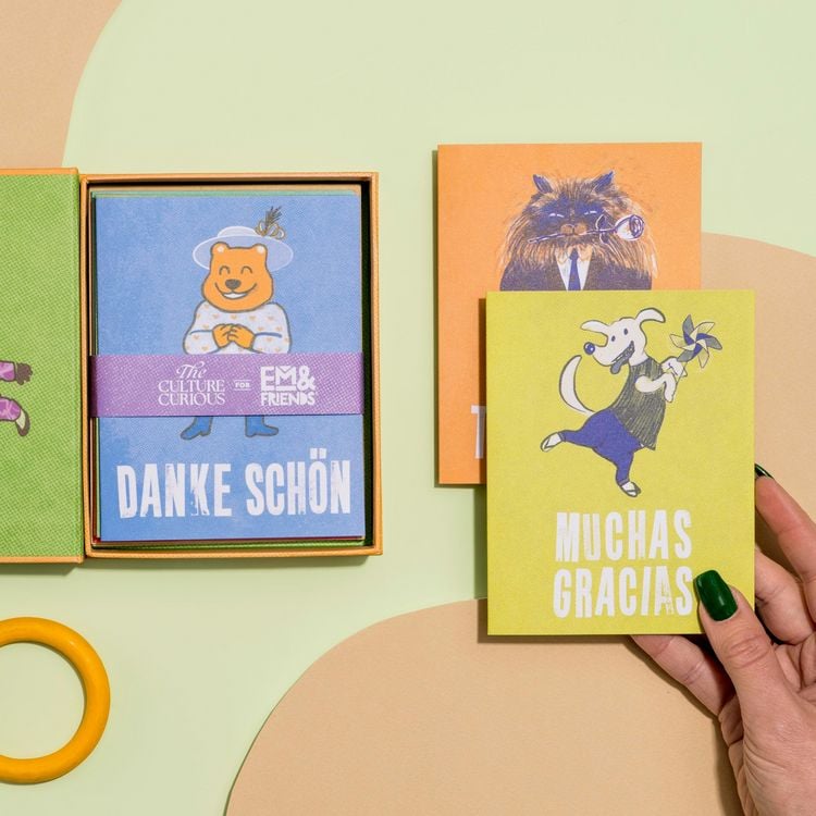 "Around the World Multilingual Thank You Cards" auf Englisch kaufen