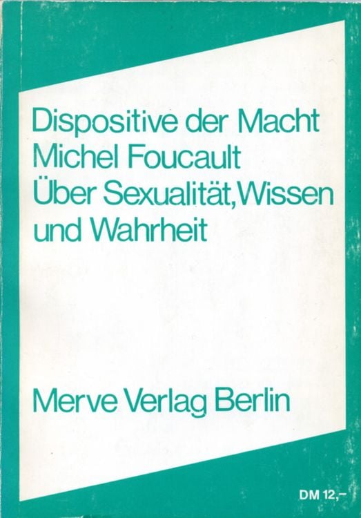 "Dispositive der Macht" online kaufen