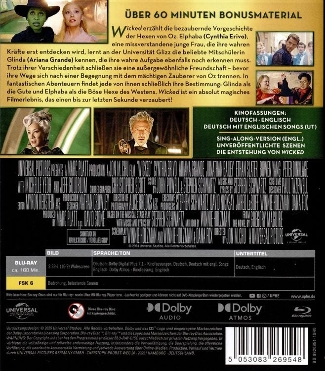 Wicked von Jon Chu - Blu-ray | Thalia