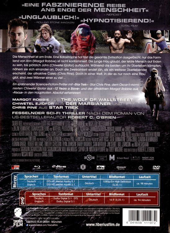 Z for Zachariah - Mediabook - Limited Edition (Blu-ray + DVD) von Craig ...