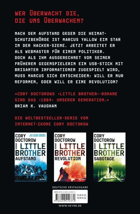 "Little Brother – Revolution" von Cory Doctorow bei bücher.de bestellen