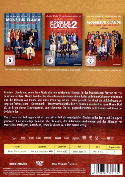 Monsieur Claude - Box 1-3 [3 DVDs] als DVD kaufen