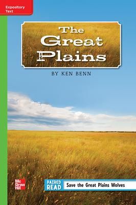 Reading Wonders Leveled Reader the Great Plains: Beyond Unit 5 Week 5 ...