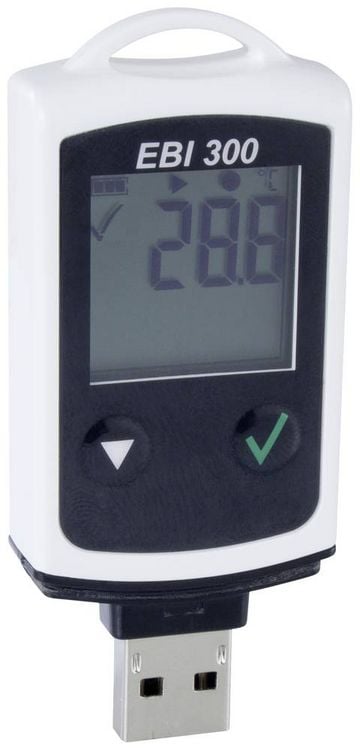 Ebro 1340-6330 EBI 300 Temperatur-Datenlogger Messgröße Temperatur -30 ...