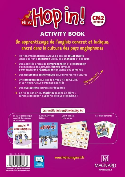 "New hop in anglais cm2 cycle" auf Französisch kaufen