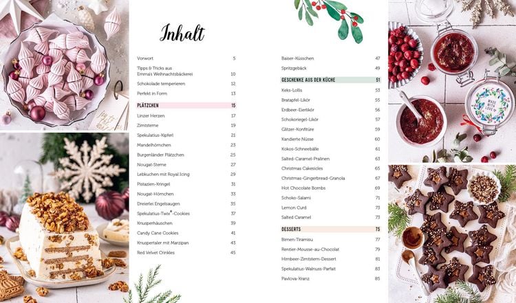 Das Weihnachtsbackbuch von Emma Friedrichs - Gebundene Ausgabe | Thalia