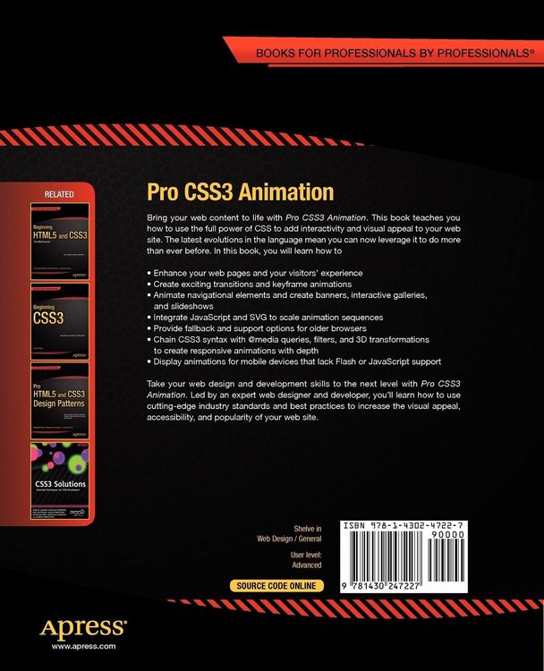 "Pro CSS3 Animation" auf Englisch kaufen