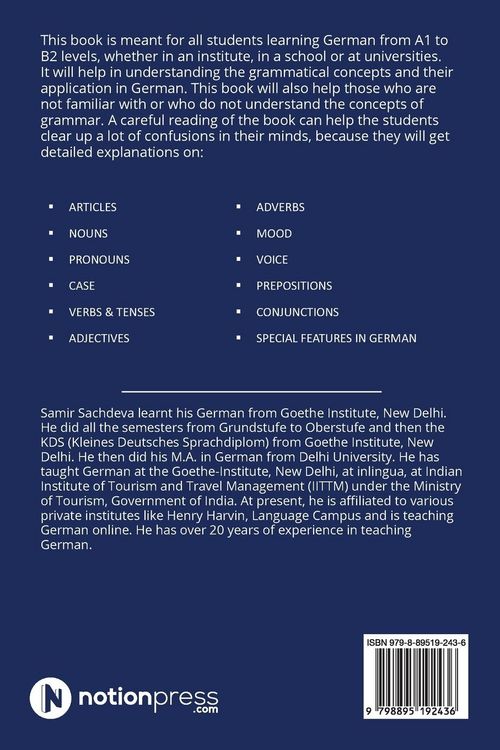 A Textbook of German Grammar online bestellen