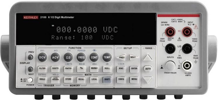 Keithley 2100/230-240 Tisch-Multimeter digital CAT II 600V Anzeige ...
