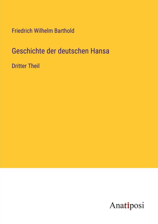 "Geschichte der deutschen Hansa" online kaufen