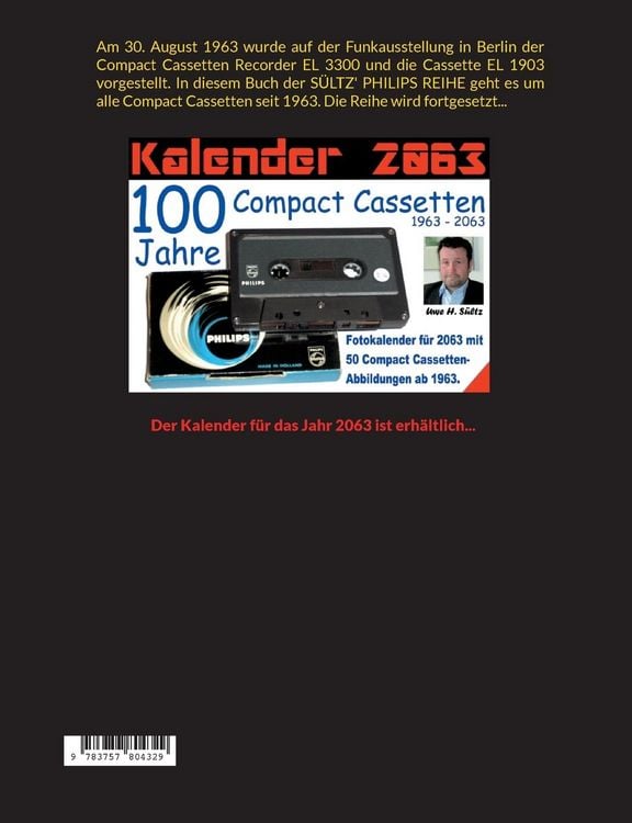 "60 Jahre PHILIPS Recorder EL 3300 - alle Compact Cassetten ab 1963 ...