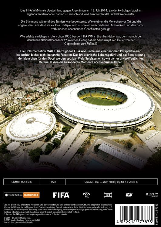 Match 64 - Der Tag des WM-Finales 2014 als DVD kaufen