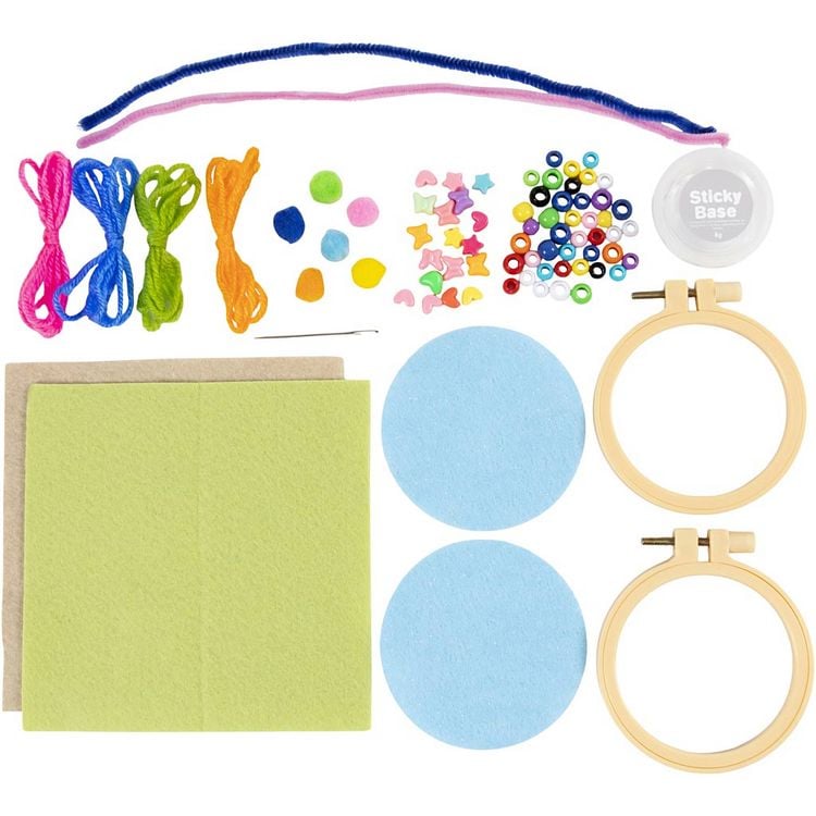 Creativ Company Mini Kreativ Set Sticken, Fantasie - Bastelbedarf ...