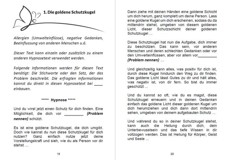 "Hypnosetexte zum Vorlesen und selber Zusammenstellen 6" online kaufen