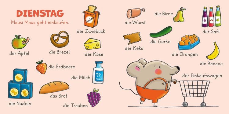 100 erste Wörter mit Mausi Maus von Martina Badstuber - Gebundene ...