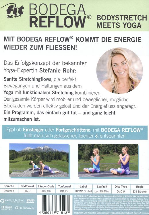 "Fit For Fun - Bodega Reflow - Bodystretch meets Yoga" auf DVD - jetzt ...