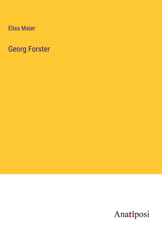 "Georg Forster" online kaufen