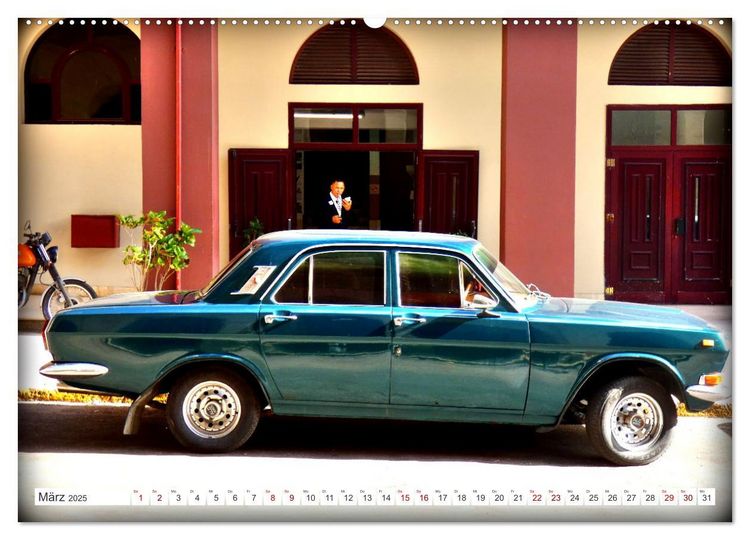 "BEST OF WOLGA - Der sowjetische Oldtimer GAZ-24 (Wandkalender 2025 DIN ...