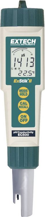 Extech EC500 Chlorphotometer Gelöste Teilchen (TDS), Leitfähigkeit, pH-Wert, Salinität ...