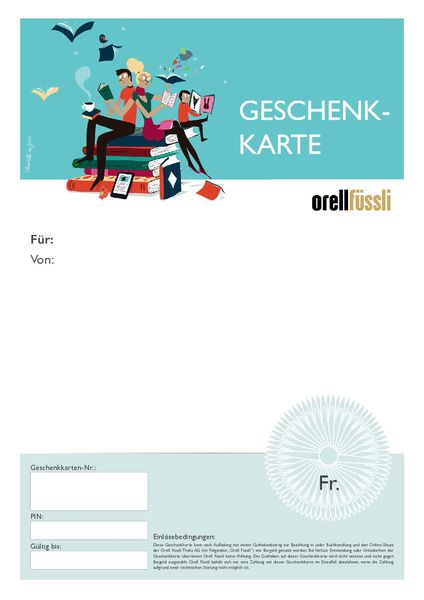 Orell Füssli Geschenkkarten | Schenken + Einlösen = Freude