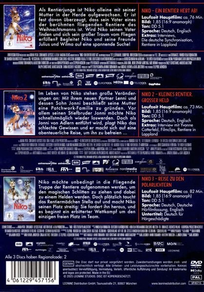 Niko 1-3 [3 DVDs] als DVD kaufen