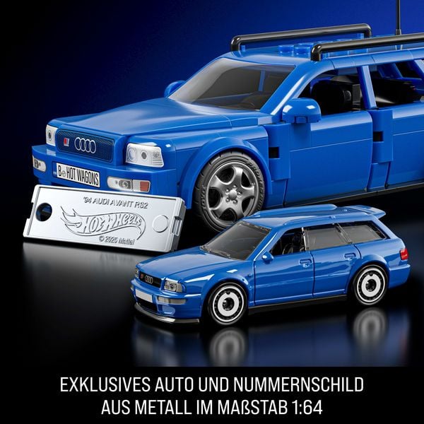 Mattel Brick Shop Hot Wheels 94 Audi Avant RS2 Bauspielzeugset (252 ...