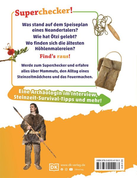 'Superchecker! Steinzeit' von 'Klint Janulis' - Buch - '978-3-8310-4118-3'