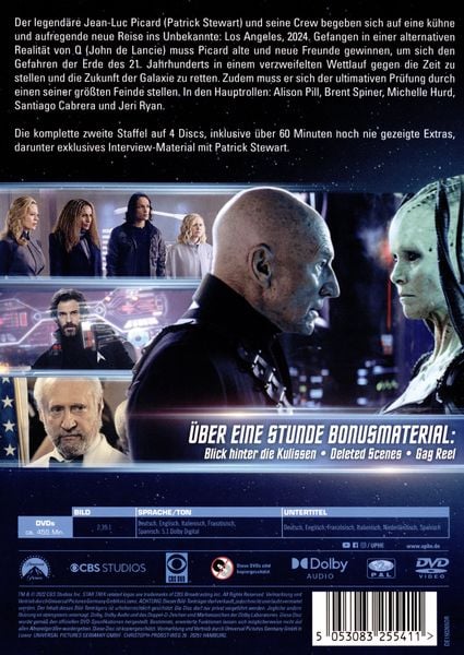 STAR TREK: Picard - Staffel 2 [4 DVDs] als DVD kaufen