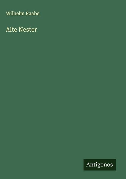 "Alte Nester" online kaufen
