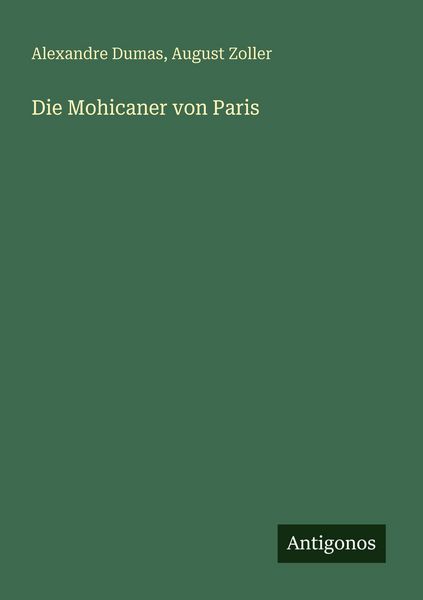 "Die Mohicaner von Paris" online kaufen