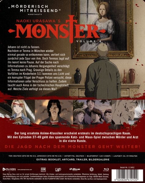 MONSTER - Volume 4 (Ep. 37-49) - Steelbook [2 BRs] als Blu-ray kaufen
