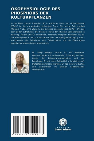 "Ökophysiologie des Phosphors der Kulturpflanzen" online kaufen