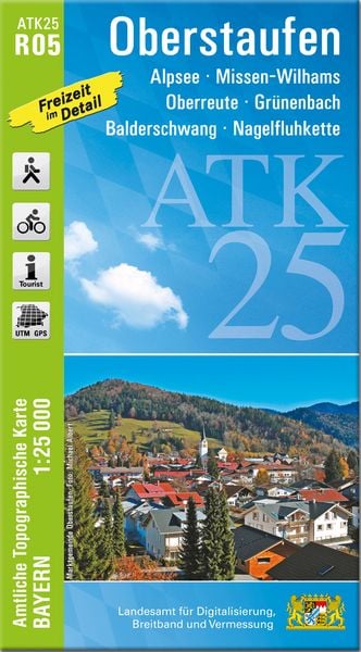 "ATK25-R05 Oberstaufen (Amtliche Topographische Karte 1:25000)" online ...