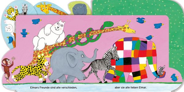 'Elmar: Elmars Freunde' von 'David McKee' - Buch - '978-3-522-45945-7'