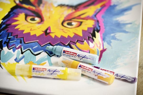 Edding Acrylmarker Acrylic 5000 Breit 5er Set - Acryl Stifte ...