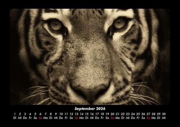 "Tiger 2026 Fotokalender DIN A3" kaufen