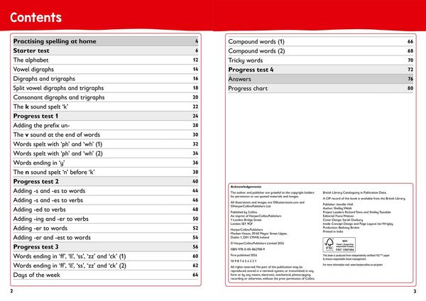 Year 1 Spelling Targeted Practice Workbook - Englisch Schulbuch - 978-0 ...