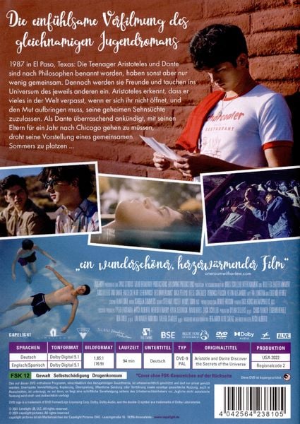 Aristoteles und Dante entdecken die Geheimnisse des Universums als DVD ...