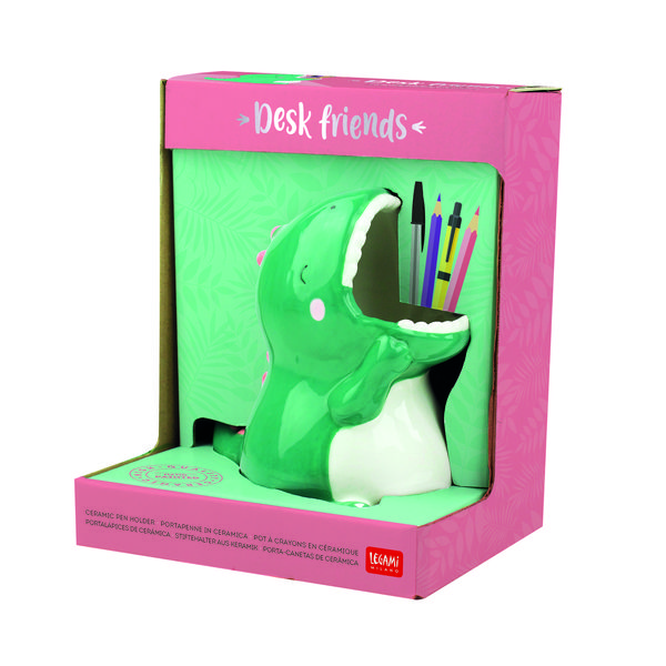 Stiftehalter Aus Keramik - Desk Friends - Dino