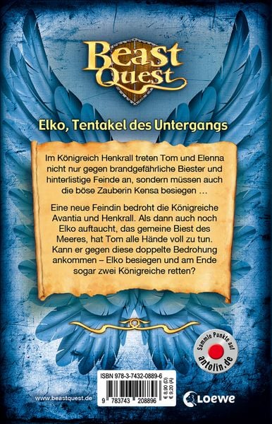 "Beast Quest (Band 61) - Elko, Tentakel des Untergangs" online kaufen