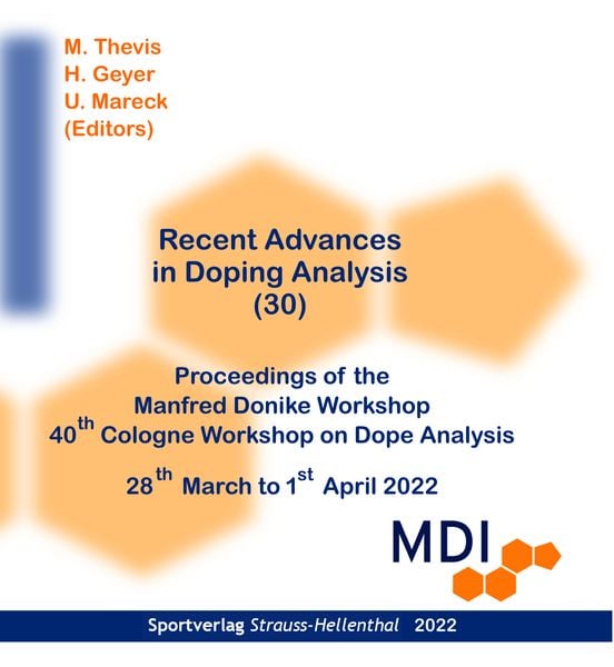 Recent Advances in Doping Analysis (30) - CD-Rom: Software online kaufen