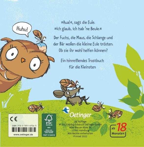 'Die Eule mit der Beule' von 'Susanne Weber' - Buch - '978-3-7891-6706-5'