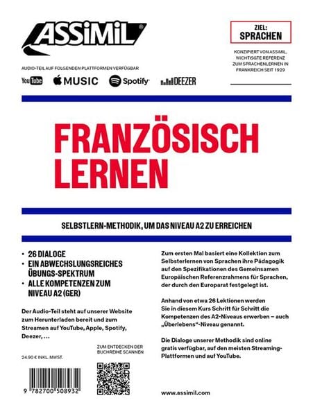 ASSiMiL Französisch lernen - Audio-Sprachkurs - Niveau A1-A2 ...