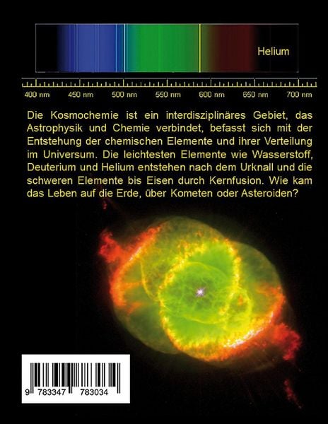 "Kosmochemie - Geschichte der Entdeckung und Erforschung der chemischen ...