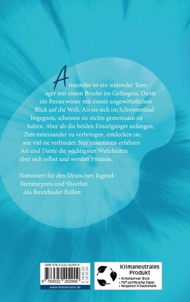 "Ari und Dante 1: Aristoteles und Dante entdecken die Geheimnisse des ...