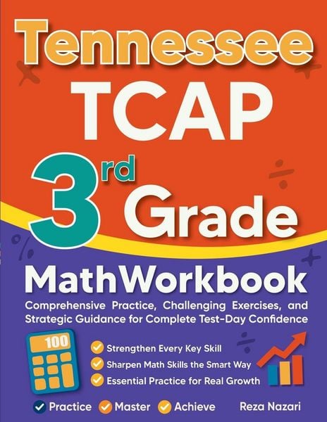 "Tennessee TCAP 3rd Grade Math Workbook" auf Englisch kaufen