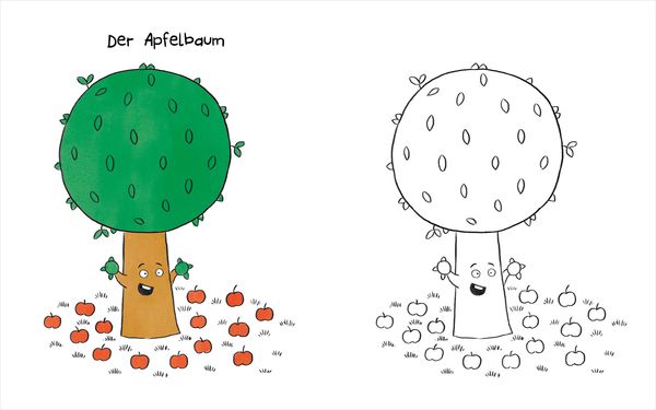 "Schüttel den Apfelbaum - Malbuch" online kaufen